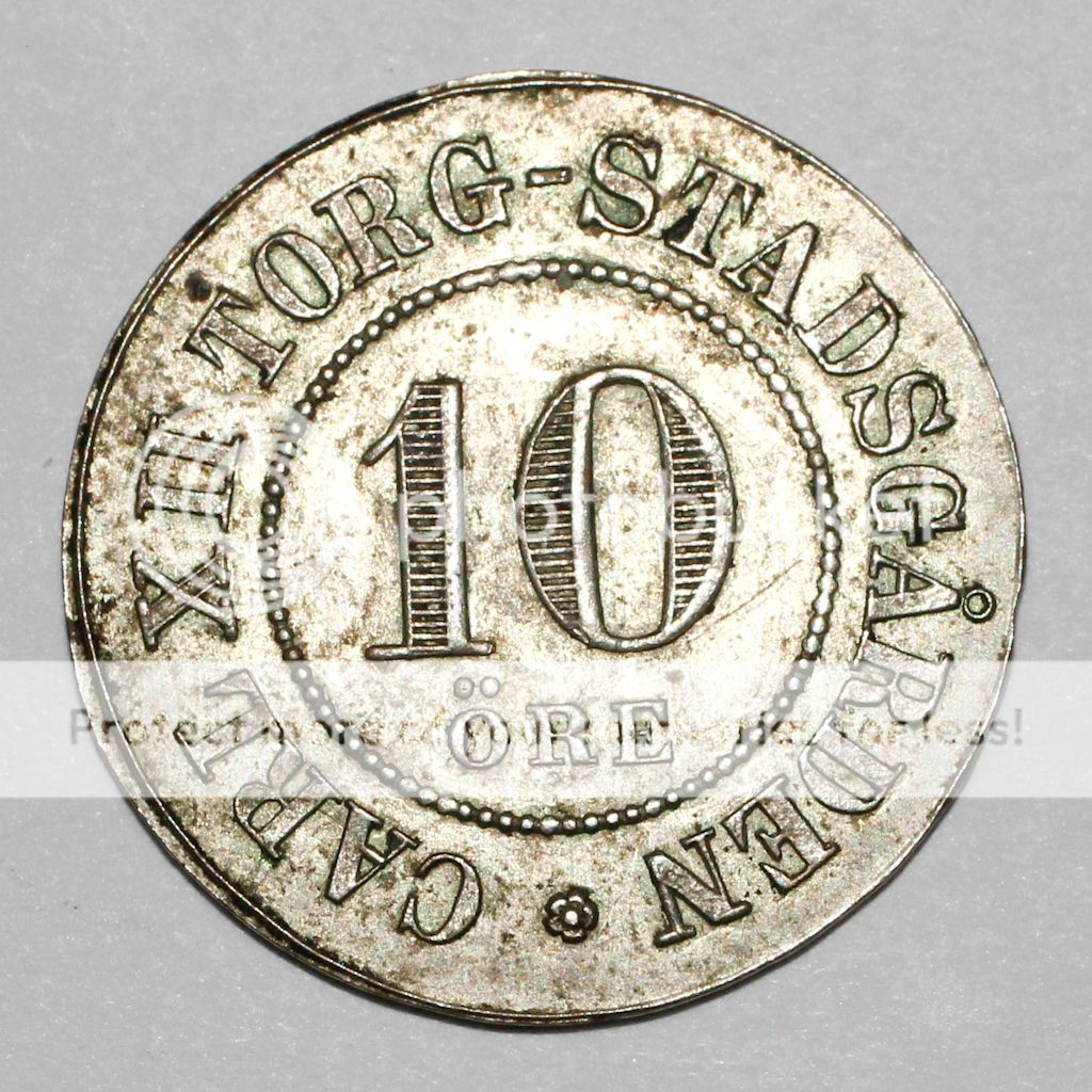 Sweden Carl Xii Town Square Garden 10 Ore Token? - Coin Community Forum