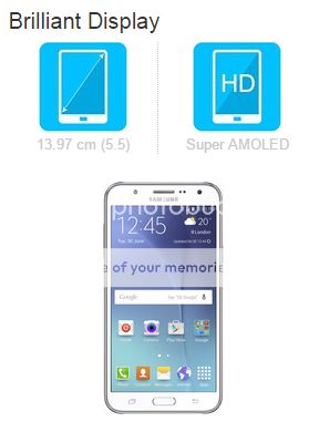 Samsung Galaxy J7 SM-J700H White/Gold 5-inch HD Octa-core 1.5 GHz/1.5GB ...