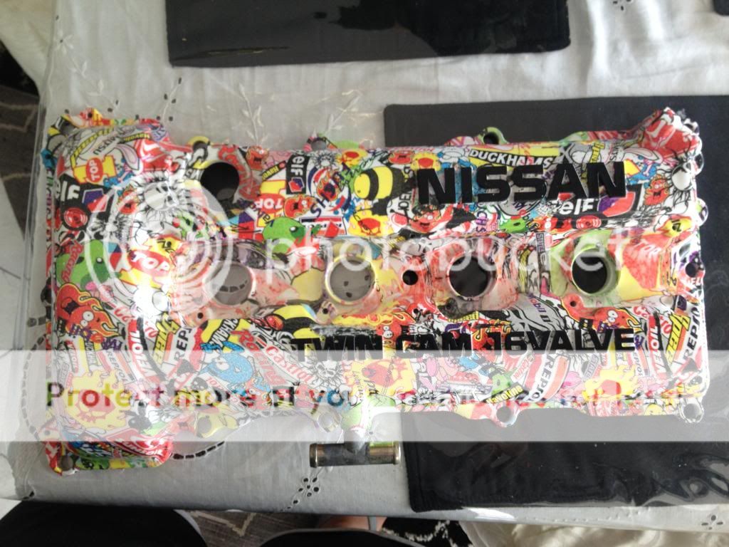 FL S13 SR Hydrodipped "Sticker Bomb" Valve Cover - Zilvia.net Forums ...